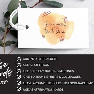 Notes of Encouragement Cards Inspirational Quote Cards Positive ...