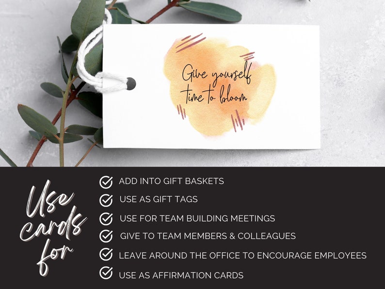 Notes of Encouragement Cards Inspirational Quote Cards Positive ...