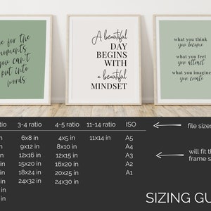 Green Office Decor, Inspirational Quote Posters, Motivational Office ...