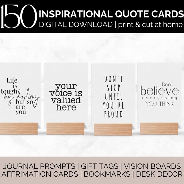 Motivational Cards - Etsy