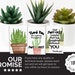 Succulent Gift Tags for Team Appreciation Gift Staff Thank You Card ...