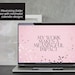 Pink Desktop Wallpaper Quotes Cute Themed Computer Background Desktop ...