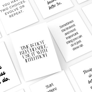 Inspirational Quote Cards Printable Affirmation Cards Digital ...