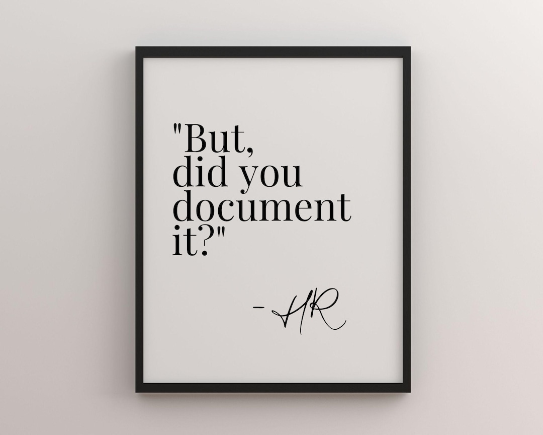 Human Resources Office Quotes HR Office Decor Human Resources Print HR ...