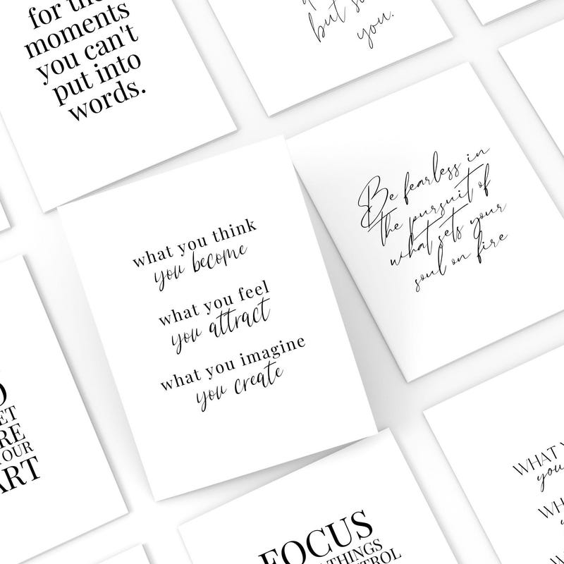 Inspirational Mini Card - Etsy UK