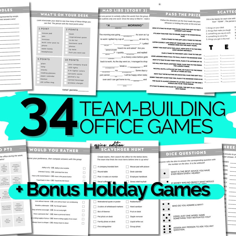 Ice Breaker Work Edition - Etsy