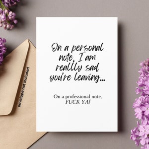 Quitting Job Card to Coworker Leaving Card Work Bestie Card Colleague ...