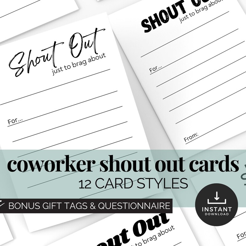 Shout Out Cards - Etsy