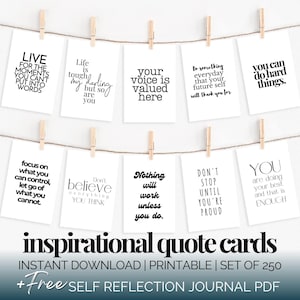 Inspirational Quote Cards Printable Affirmation Cards Digital ...