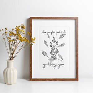 Positive Affirmation Wall Art Growth Mindset Print for Therapy Office ...