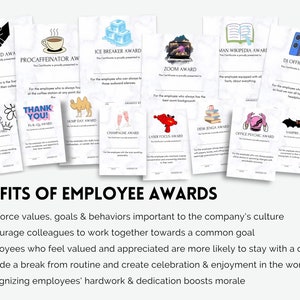 Editable Employee Award Certificates, Funny Staff Appreciation Work ...
