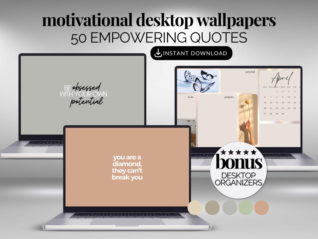 Earth Tone Desktop Wallpaper Bundle Computer Wallpaper Pack ...