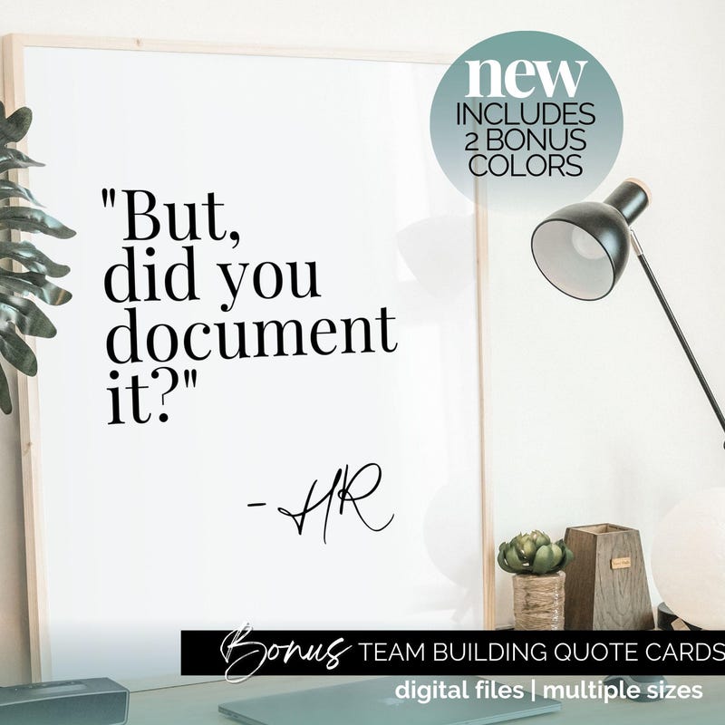 But Did You Document It Office Sign - Etsy