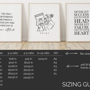 Office Wall Decor Professional, Office Wall Art Print Set of 6, Modern ...