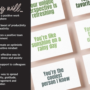 Printable Mini Compliment Cards Uplifting Quote Cards Digital ...