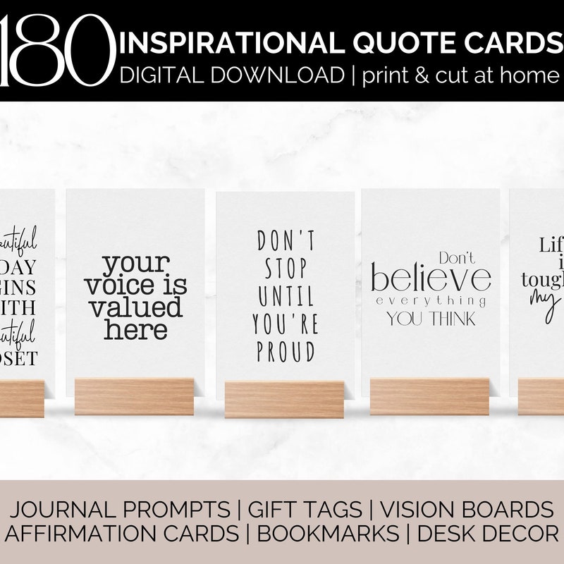 Quote Cards - Etsy