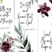Printable Psalm Bookmark Bible Verse Bookmark Set Digital Bookmark ...