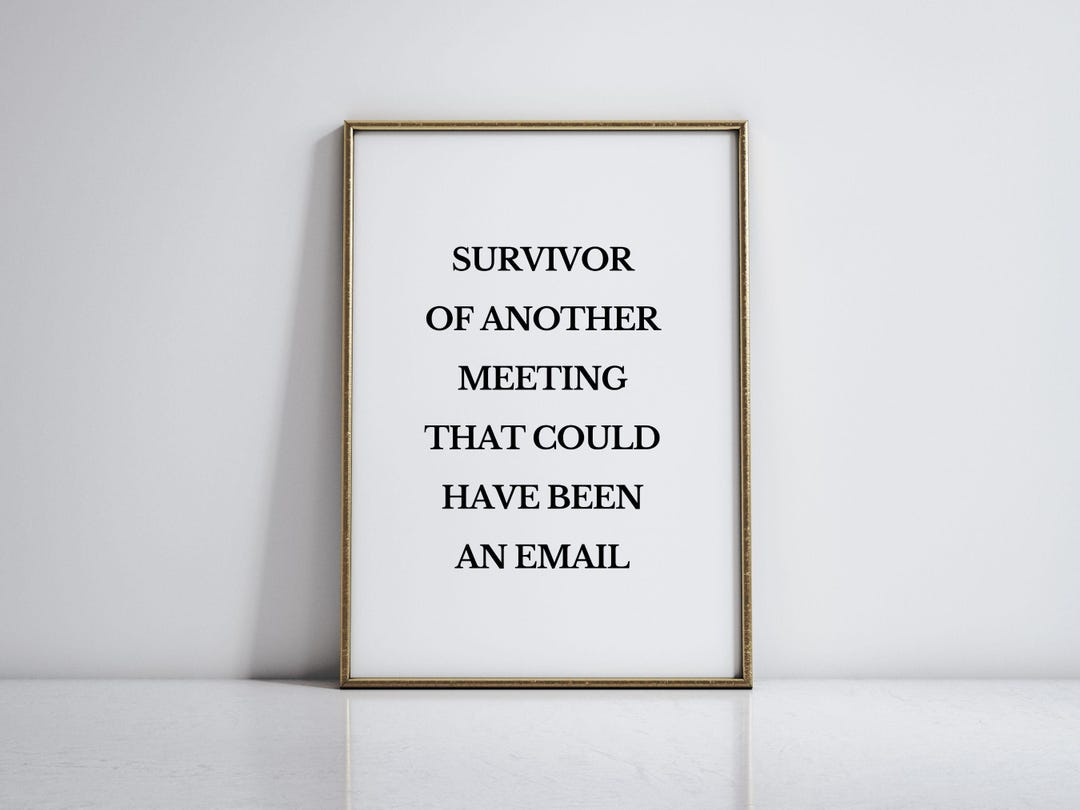 Funny Print for Office Wall Art Workplace Sarcasm Poster Sarcastic ...