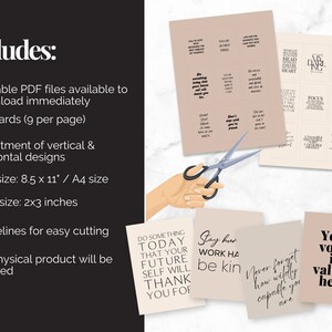 Inspirational Quote Cards Vision Board Motivational Quotes Mood Board ...