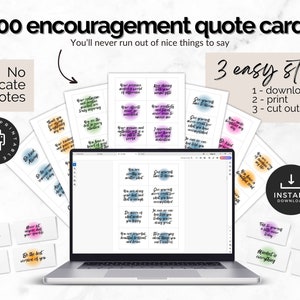 Positivity Cards for Employees Notes of Encouragement Cards Positive ...
