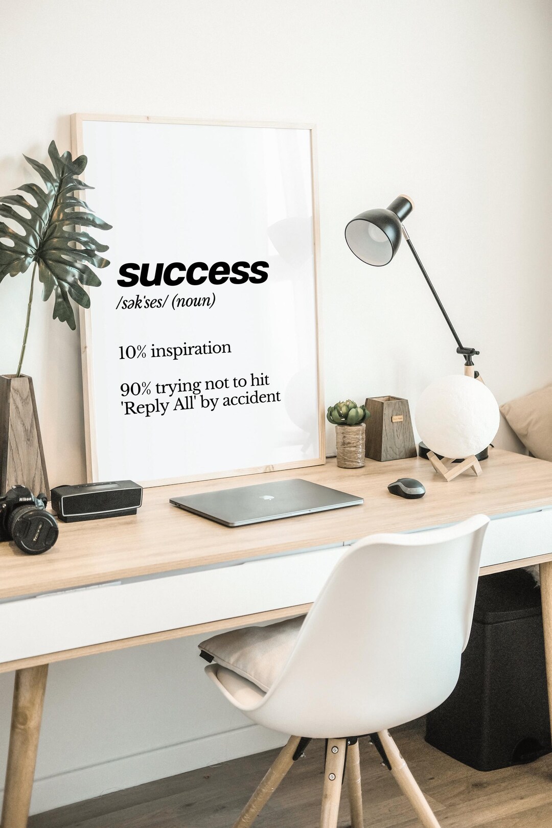 Success Definition Print Funny Office Wall Art Workplace Sarcasm Poster ...
