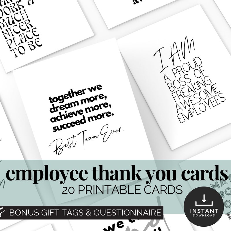 Coworker Thank You Cards - Etsy