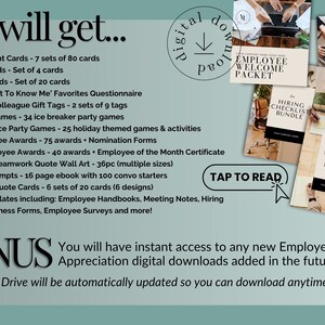 Employee Appreciation Printables Bundle, Staff Award Certificate ...