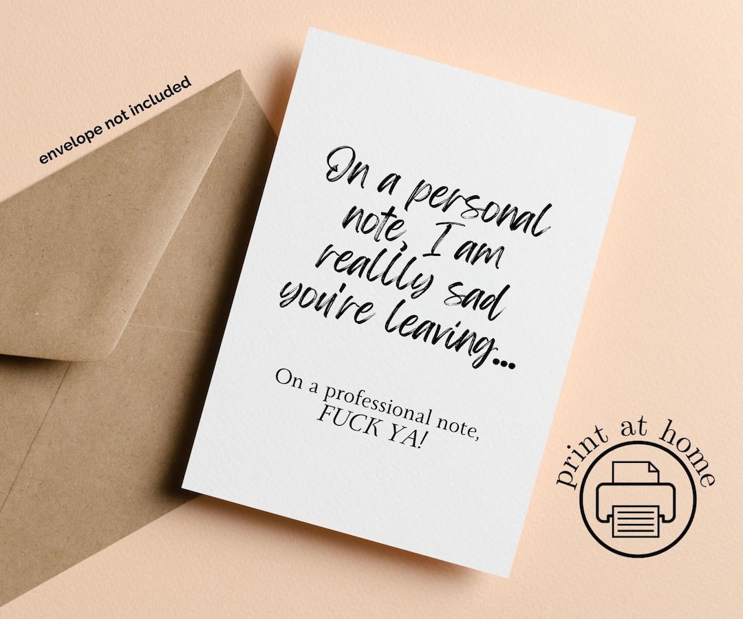 Quitting Job Card to Coworker Leaving Card Work Bestie Card Colleague ...