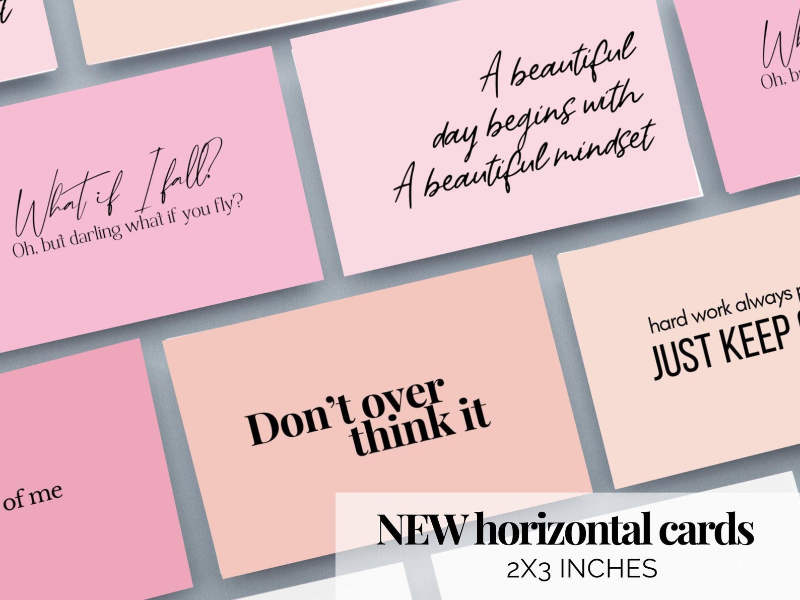 Vision Board Quote Printable Pink Inspirational Quote Cards Positive ...