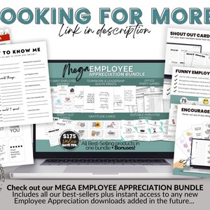 Staff Appreciation Printable Bundle, Funny Employee Award Certificates ...