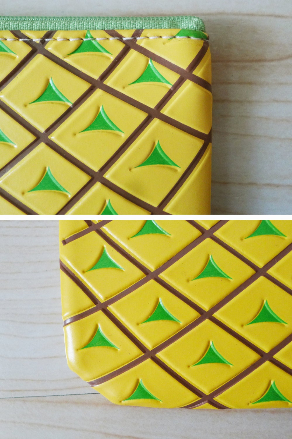 PINEAPPLE Pvc Zipper Pouch, Fruit Coin Purse, Small Bag, Cosmetic Bag ...