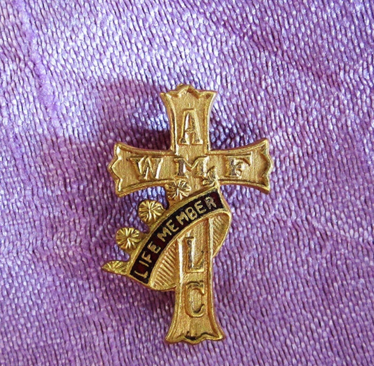 Vintage WMF AMLC Life Member Pin Religious Lutheran - Etsy