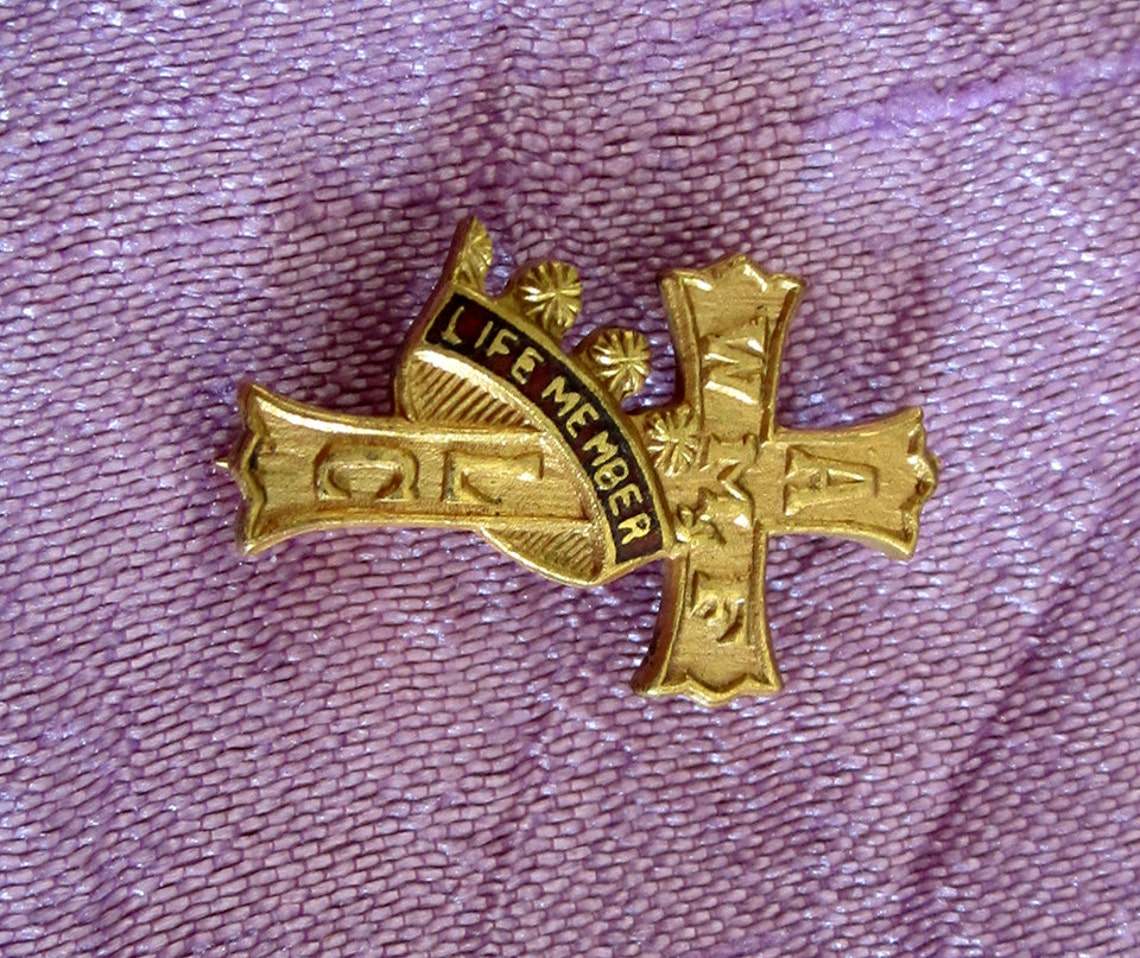 Vintage WMF AMLC Life Member Pin Religious Lutheran - Etsy