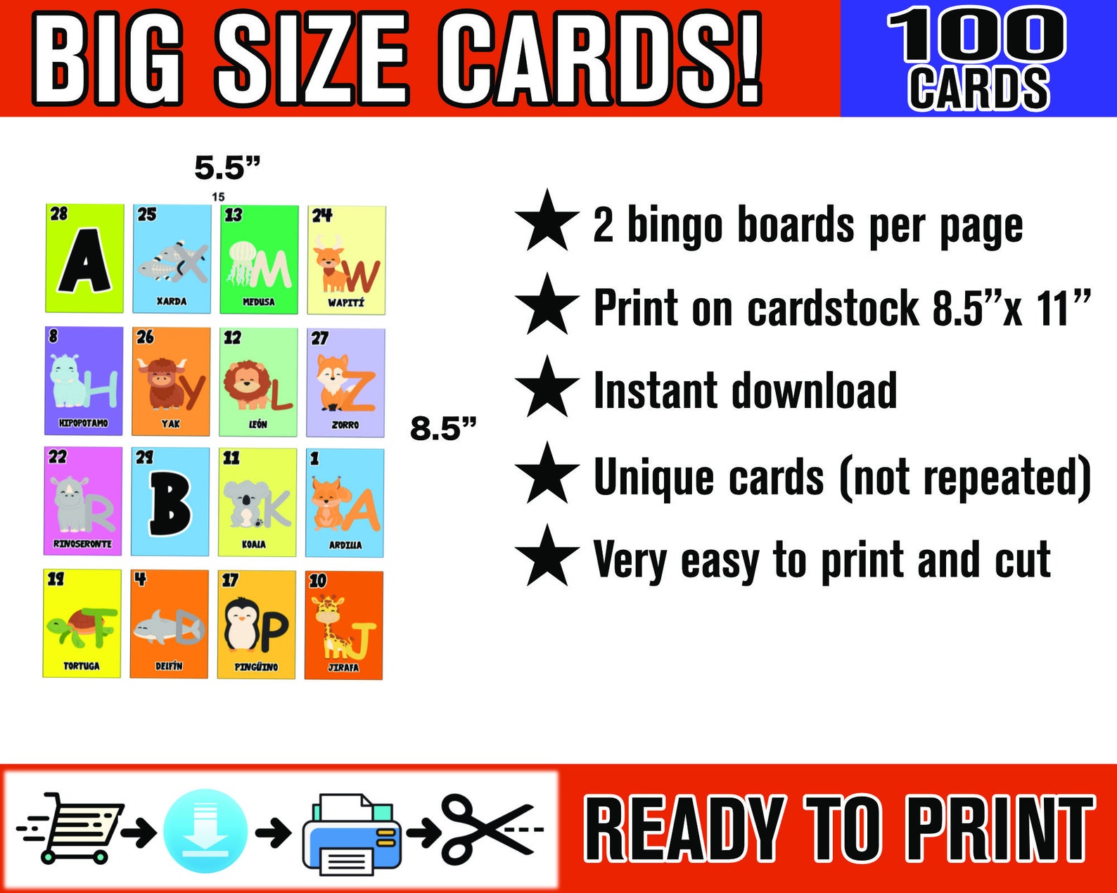 Loteria Del Abecedario Para Imprimir Loteria Didactica Educativa Del ...