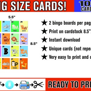 Loteria Del Abecedario Para Imprimir Loteria Didactica Educativa Del ...