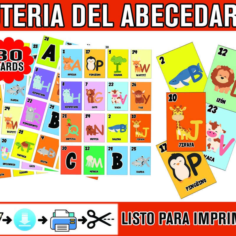 Spanish Alphabet - Etsy