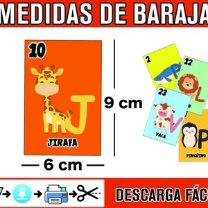 Loteria del alfabeto abecedario en español para aprender con el ...