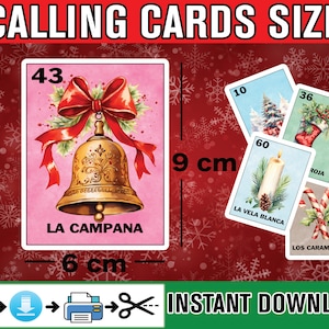 Christmas Loteria Cards Printable Game INSTANT DOWNLOAD Loteria ...
