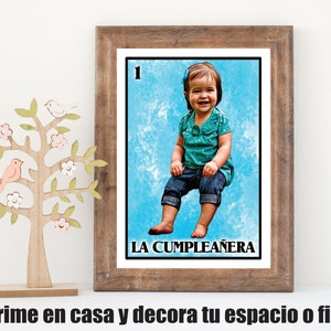 CUSTOM LOTERIA CARD for Birthday Party La Cumpleanera Loteria Card ...