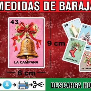 Loteria Navidad Imprimir Loteria Navideña En Espanol Loteria De Navidad ...