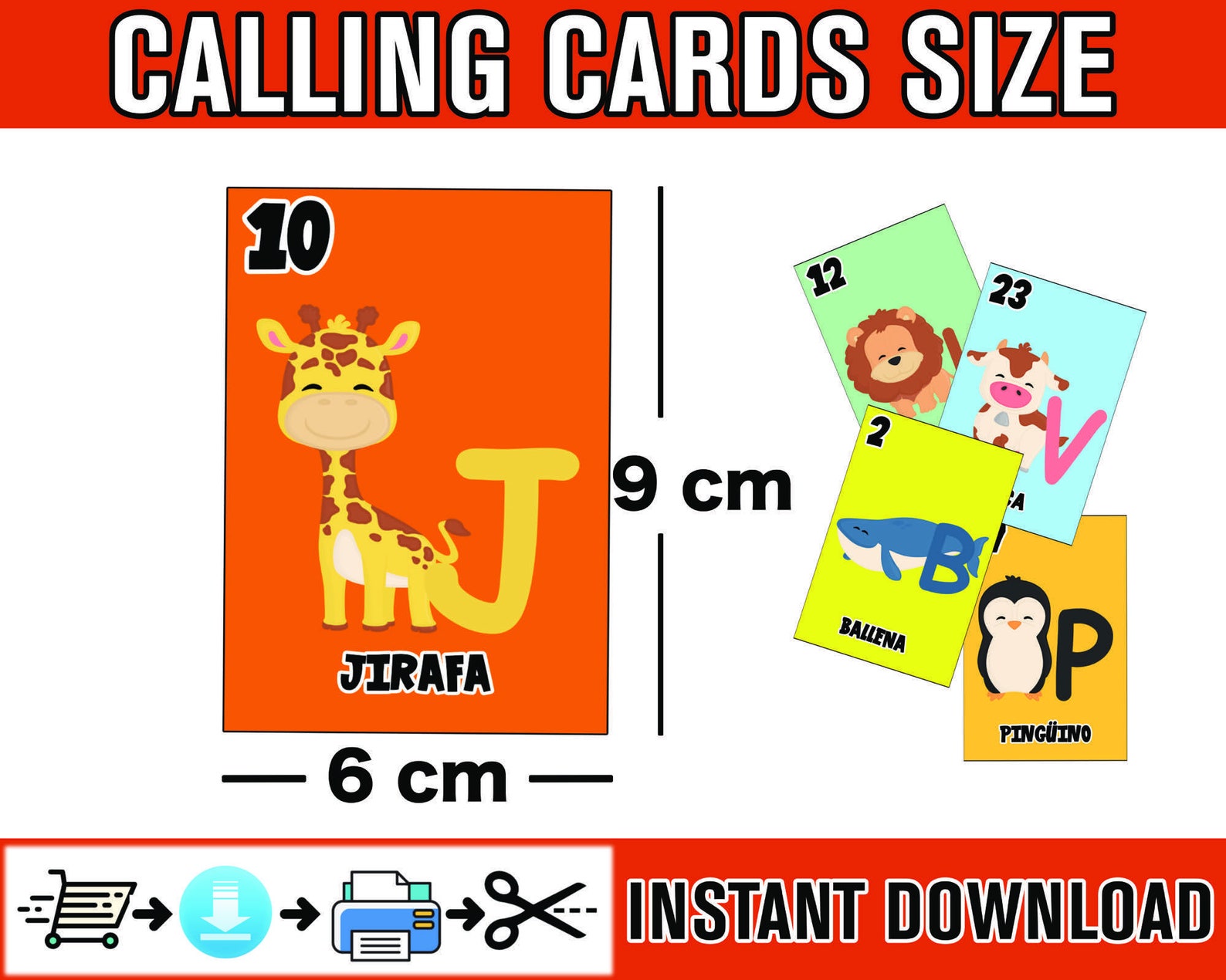 Loteria for Kids to Learn the Spanish Alphabet Great Loteria - Etsy