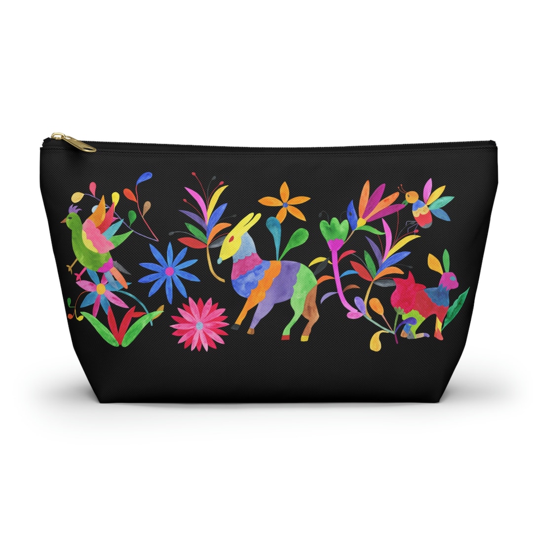 Mexican Pouch With Zipper Mexican Style Coloful and Unique Design ...