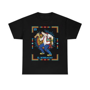 Mexican Loteria El Borracho Shirt for Men and Women for - Etsy
