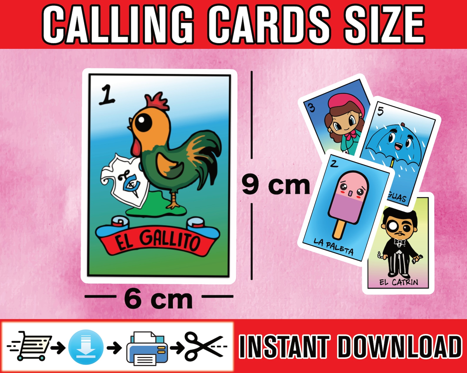 Kid Friendly Loteria Game for Party and School BIG Loteria - Etsy