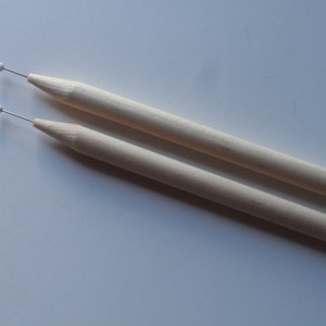 Set of 2 Glass Pinhead Styluses for Egg Decorating, Drop-pull Pysanky ...