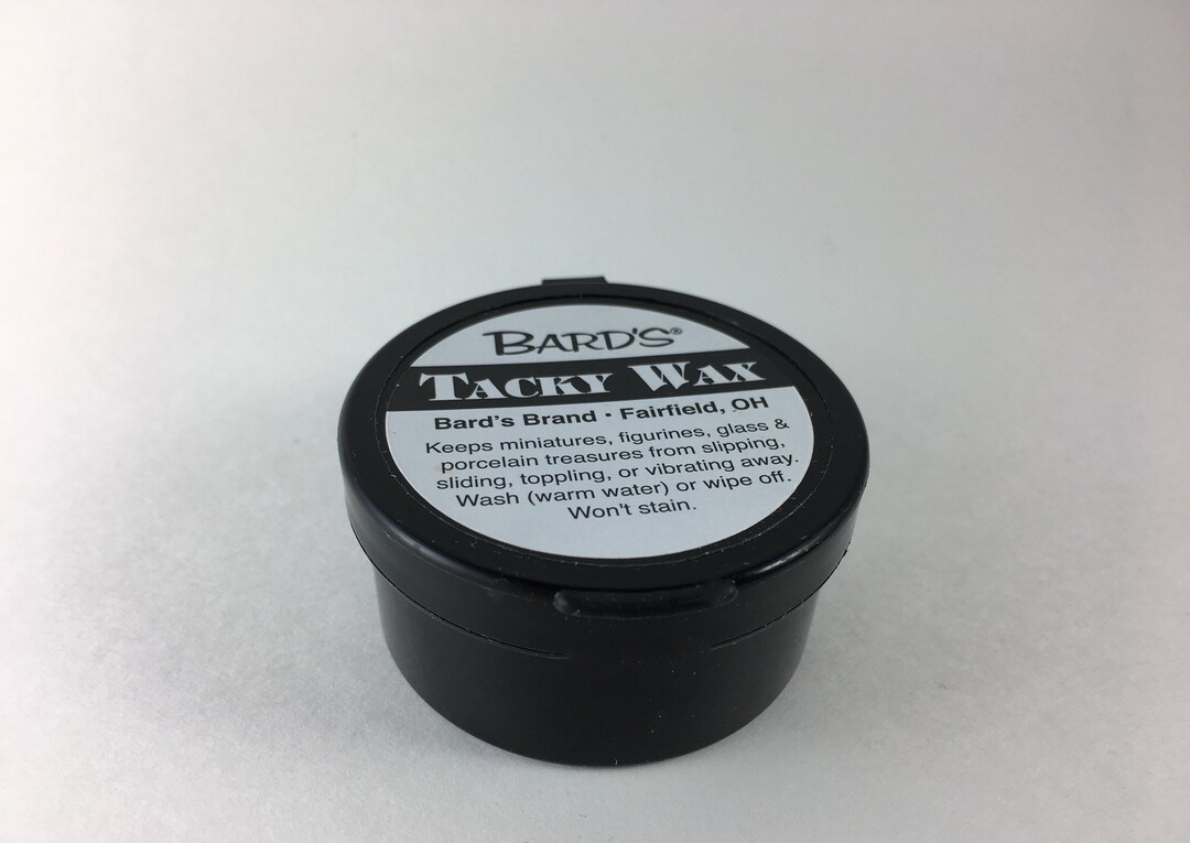 BARD'S TACKY WAX, Tacky Glue, Temporary Translucent Adhesive, Anti ...
