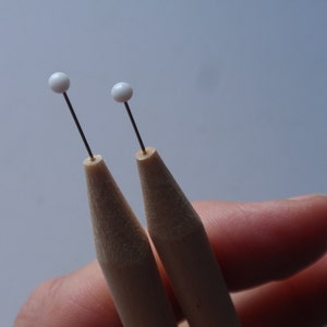 Set of 2 Glass Pinhead Styluses for Egg Decorating, Drop-pull Pysanky ...