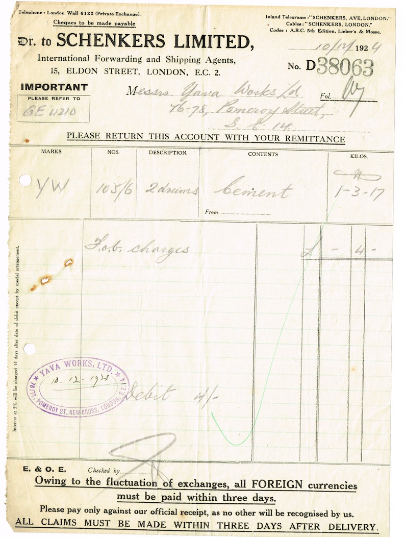 Antique Vintage Victorian 19th Century 1800s Invoice Bills | Etsy