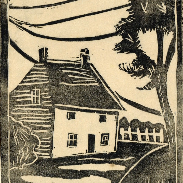 Lino Cut Print - Etsy