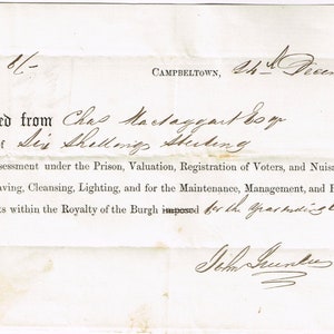 Antique Vintage Victorian 19th Century 1800s Invoice Bills | Etsy UK